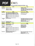 IEB Final Timetable 2024 | PDF | Languages Of Africa | Languages