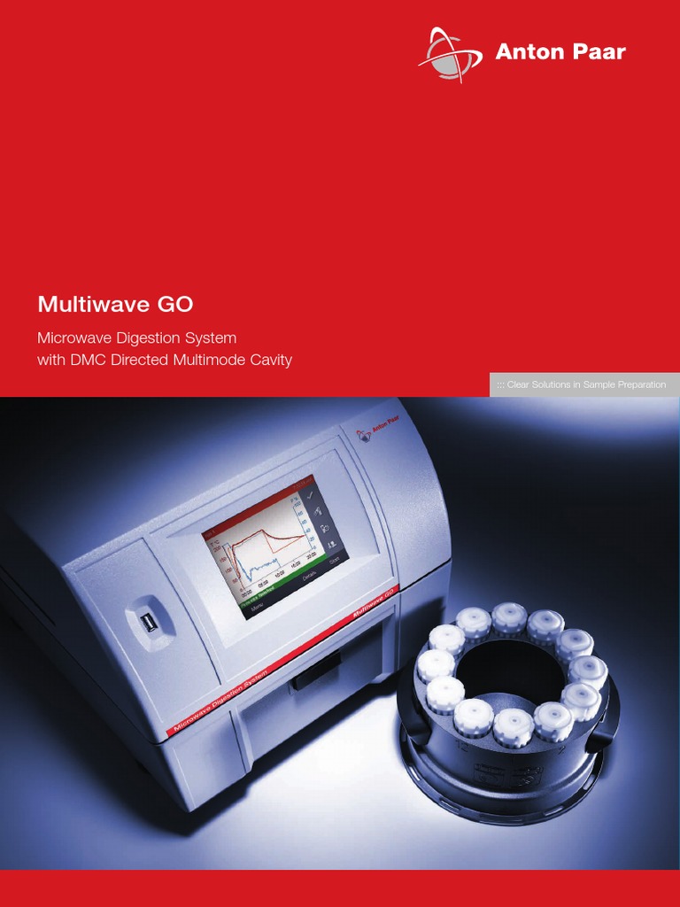 Multiwave GO: Microwave Digestion System With DMC Directed Multimode Cavity | PDF | Turbocharger ...