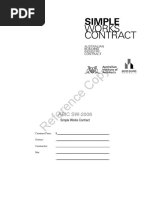 PAM Contract 2018 (With Quantities) | PDF | Employment | Architect
