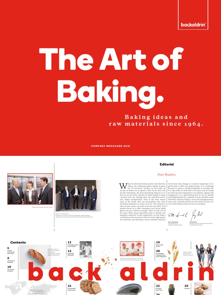Backaldrin Brochure | PDF | Baking | Bakery