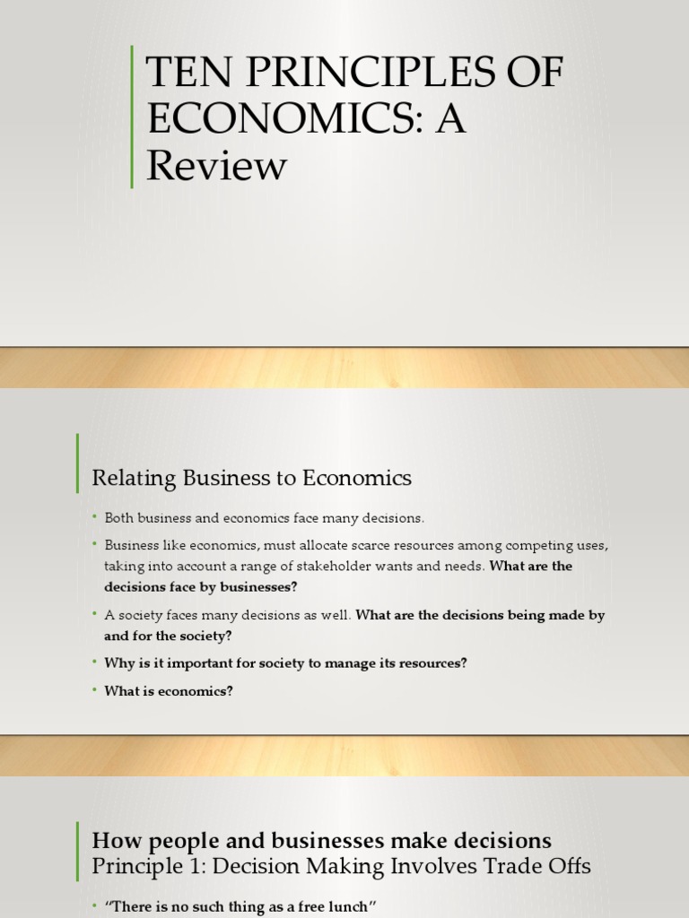 Economics for Business Students | PDF | Trade Off | Economics