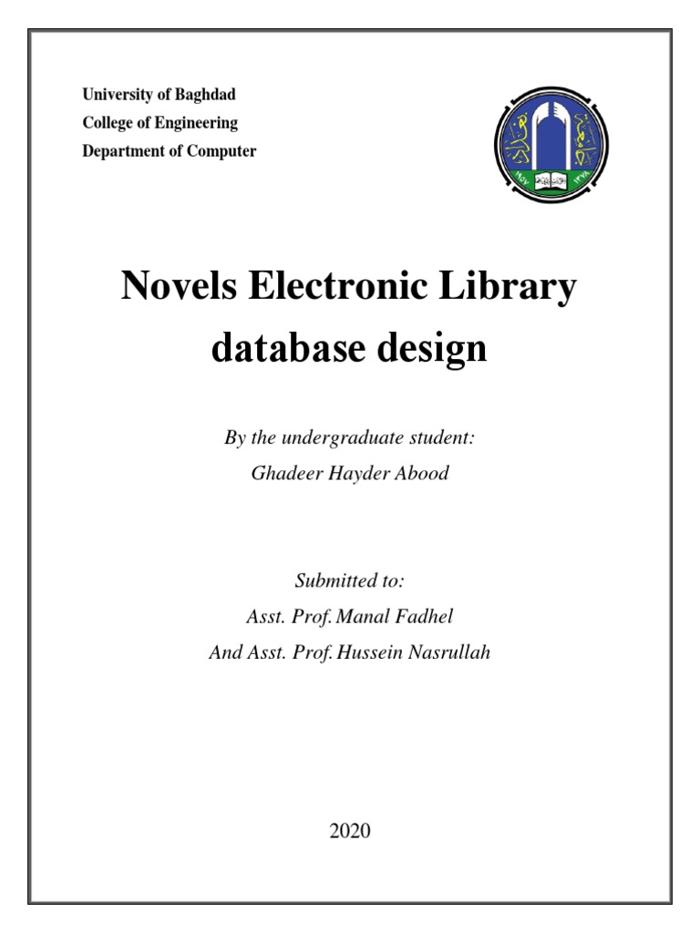 Elibrary Database System | PDF | Databases | Books