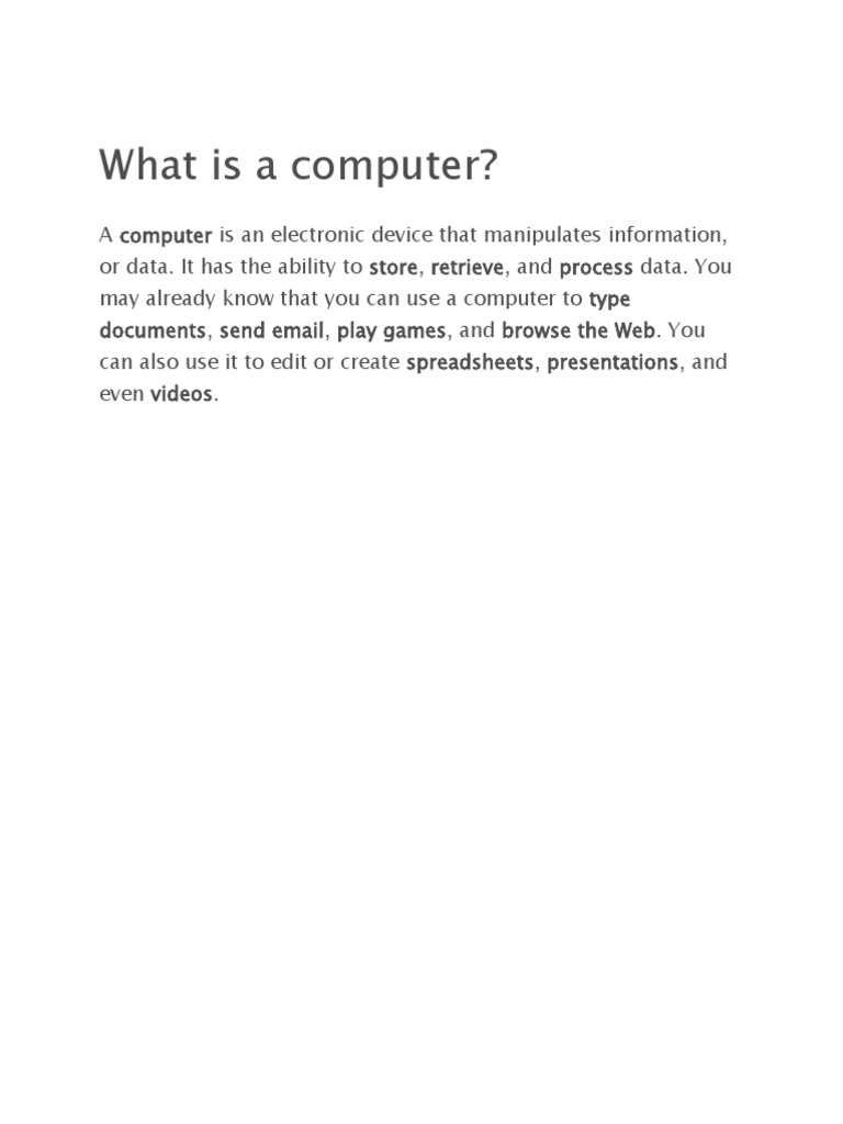 Computer | PDF