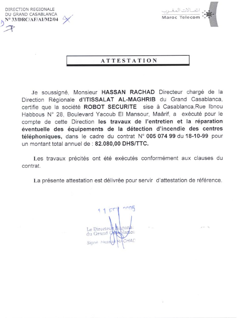 ATTESTATION DE REFERENCE MAROC TELECOM3