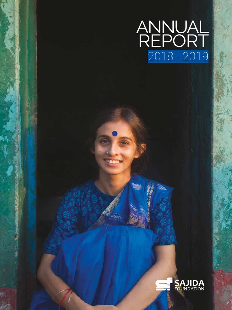 Sajida Foundation Annual-Report-2019 PDF | PDF | Microfinance ...