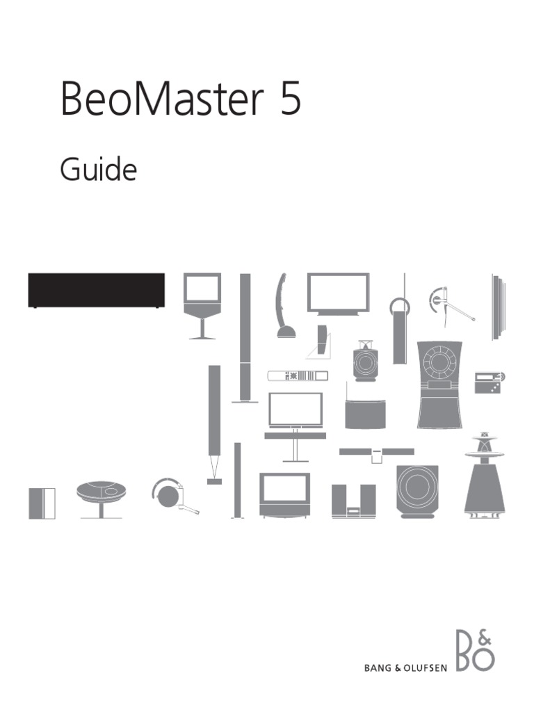 Bang and Olufsen Beomaster 5 Owners Manual | PDF | Menu (Computing ...