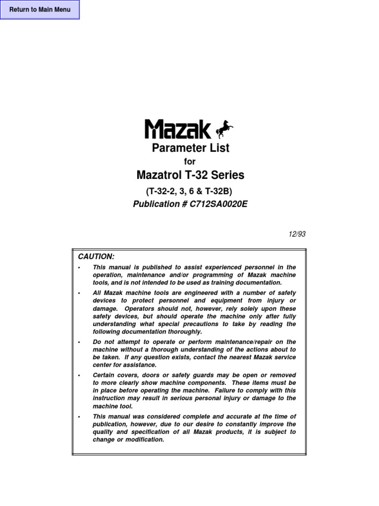 T32 Parameters PDF | PDF | Business