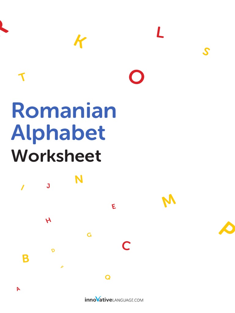 Romanian Alphabet: Worksheet | PDF | Communication | Cognitive Science