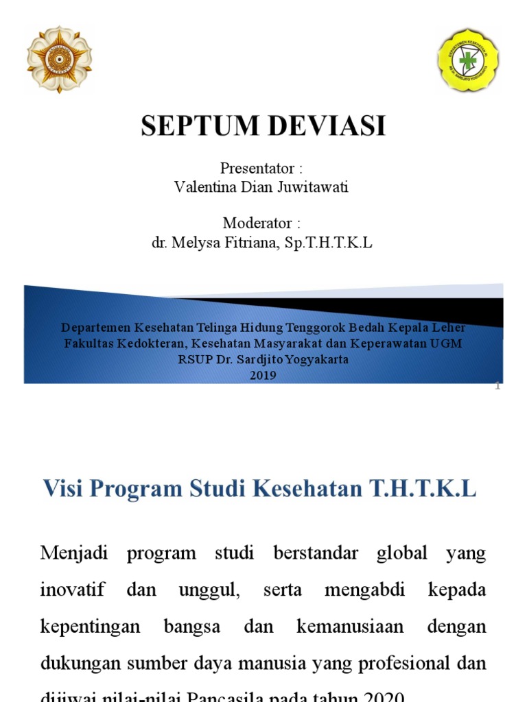 Septum Deviasi - PPT PDF | PDF