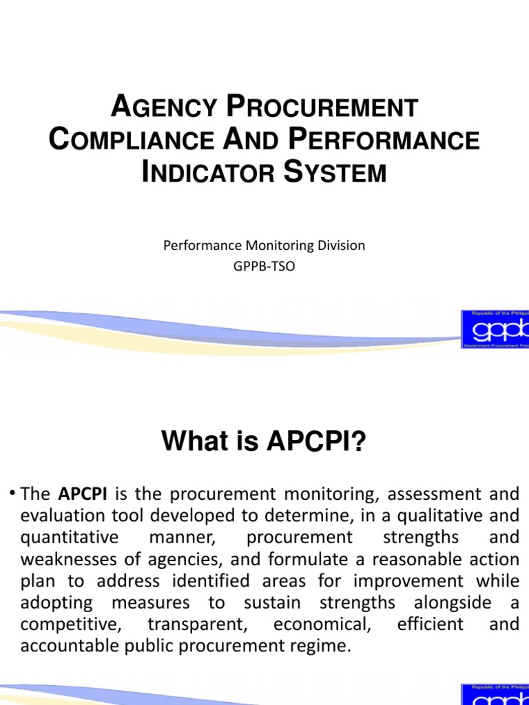 APCPI Presentation | PDF | Procurement | Regulatory Compliance