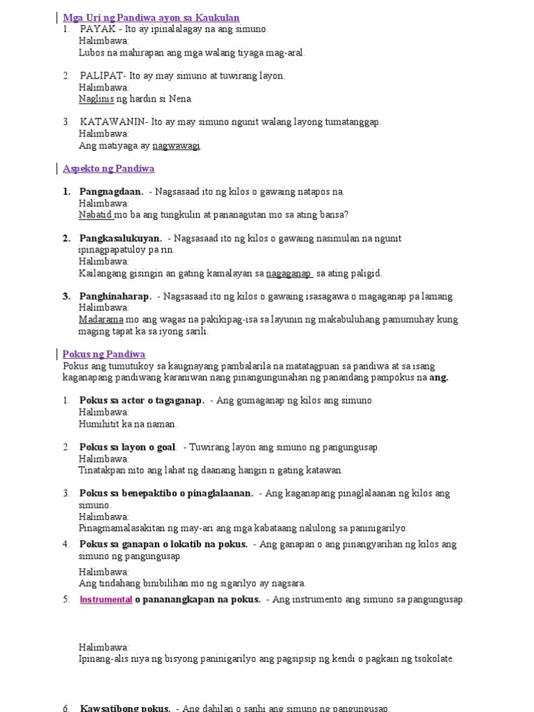 3rd Quarter Filipino | PDF