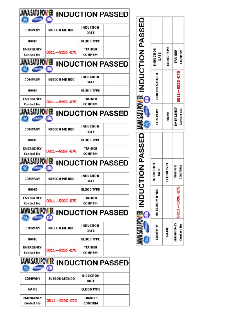 Stiker Induction and Vehicle | PDF