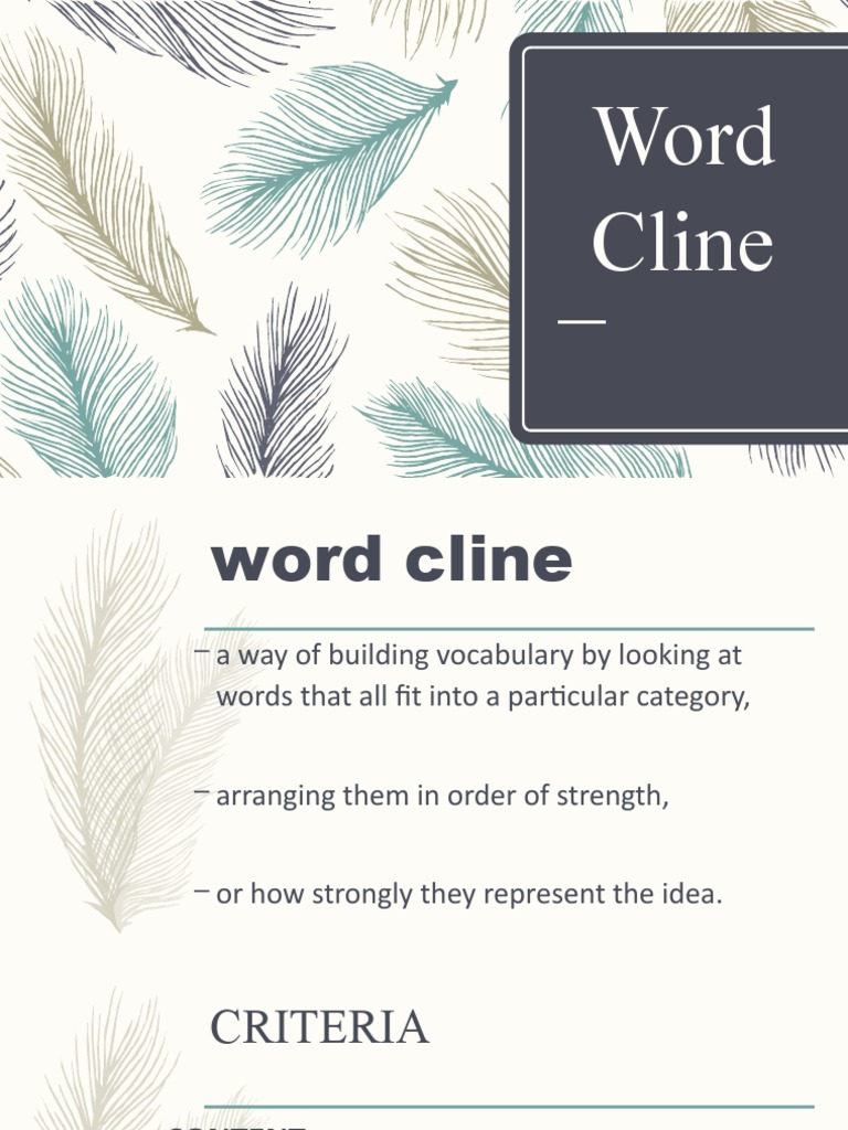 Wod Cline | PDF | Language Arts & Discipline