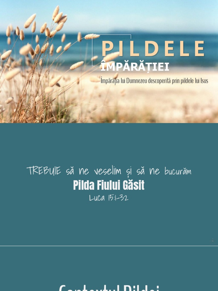 Pilda Trebuie PDF | PDF