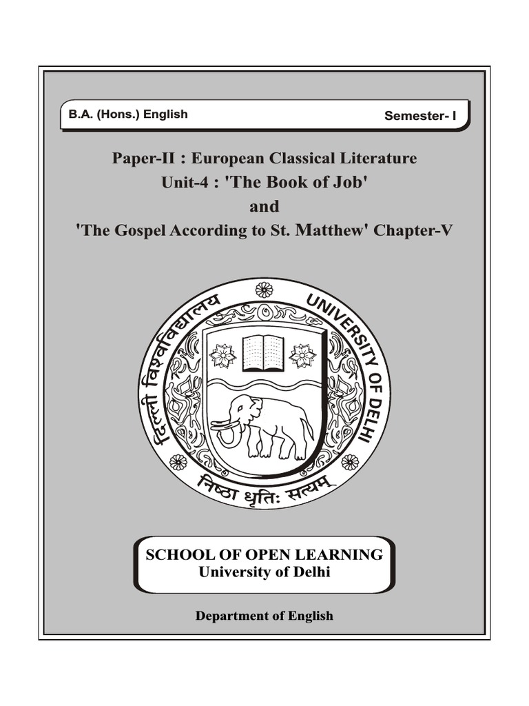 The Book Of Job Pdf Pdf Old Testament Bible