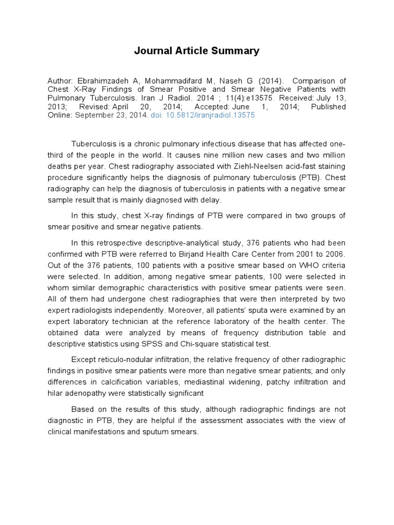 Journal Article Summary FIX | PDF