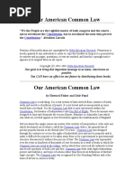 Common Law Community Training Manual | PDF | Lawsuit | Common Law