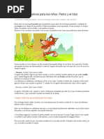 El Pastor y El Lobo | PDF | Lobo gris | Oveja