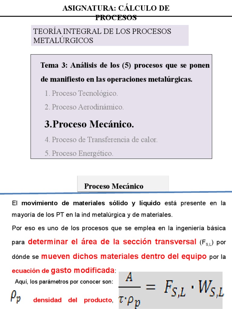 Proceso Mecanico | PDF | Física | Ciencias fisicas