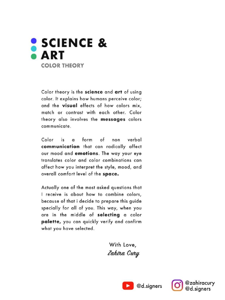Color Combinations Guide PDF | PDF