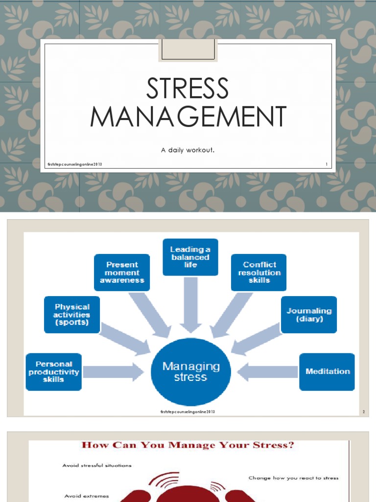 Stress Management PART ONE | PDF | Perfectionism (Psychology) | Stress ...