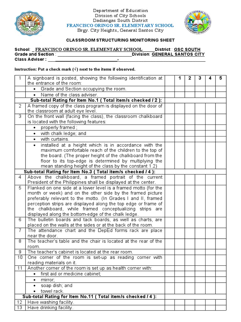 Francisco Oringo Sr. Elementary School | PDF | Cognition | Behavior ...