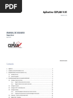 Manual Usuario Operador AplicativoCEPLANV01 | PDF | Ventana (informática) | Interfaces gráficas ...