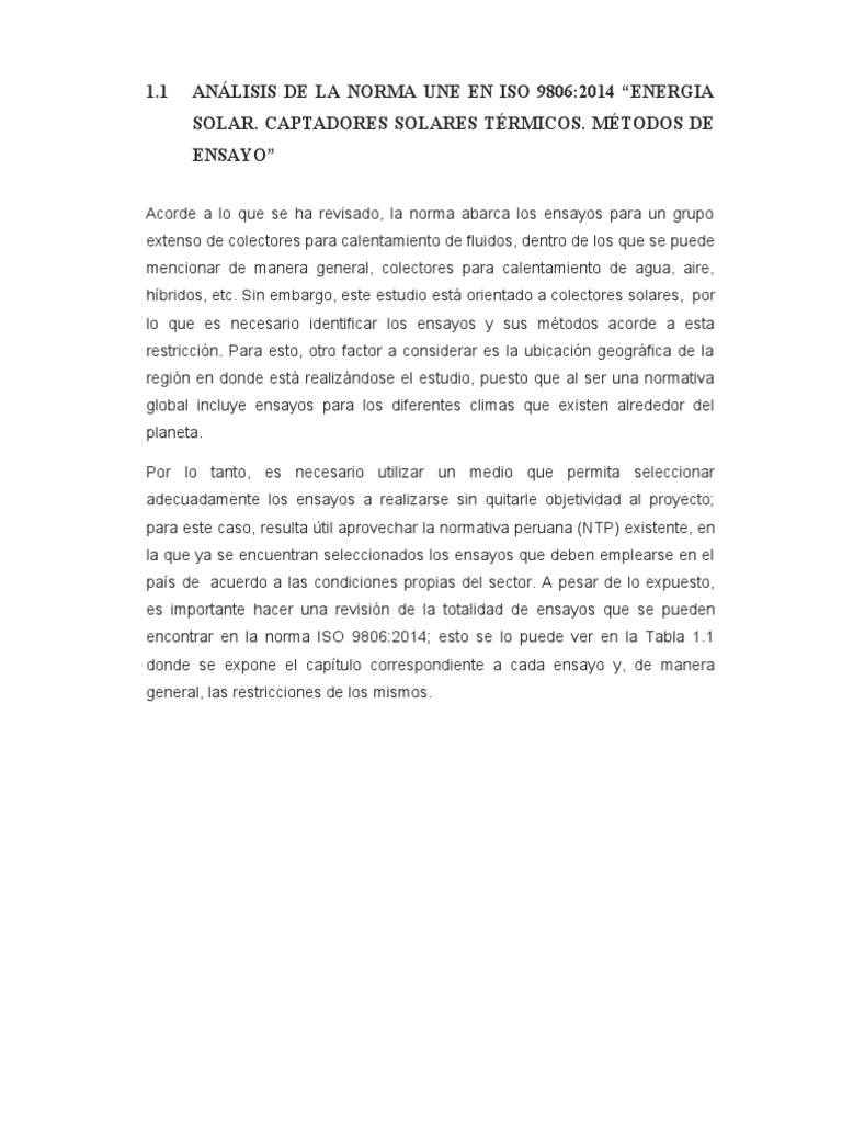 Análisis de La Norma Une en Iso 9806 | PDF | Temperatura | Luz de sol