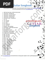 Guitar Hero 3 Song List | PDF | Rock Music | Artists