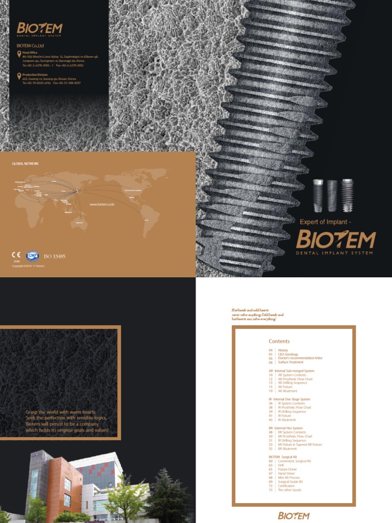 Manual BIOTEM | PDF | Dental Implant | Medicine