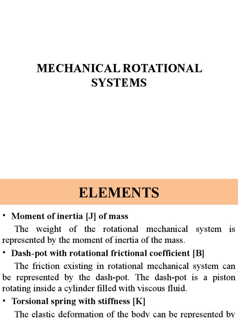 Mechanical Rotational System Analysis | PDF | Torque | Mechanics