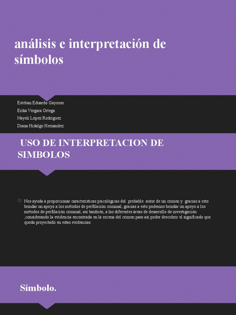 Análisis e Interpretación de Símbolos | PDF | Los símbolos | Analogía
