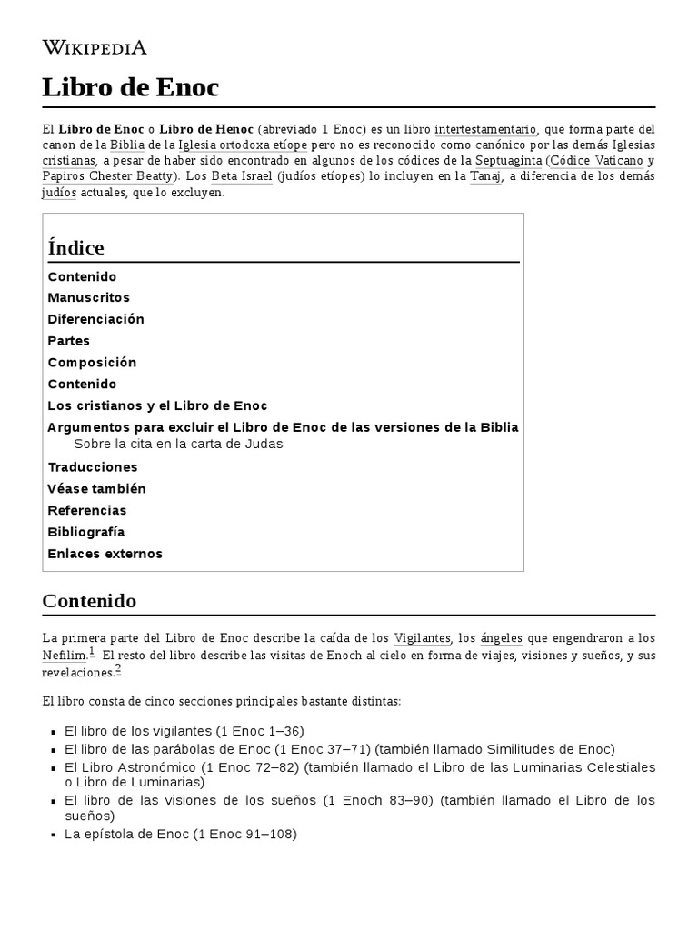 Libro de Enoc PDF | PDF | Libro de Enoc | Textos Religiosos