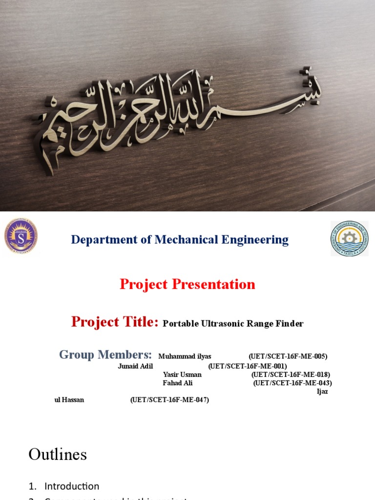 Engineering Students' Project Guide | PDF | Ultrasound | Electronic Engineering