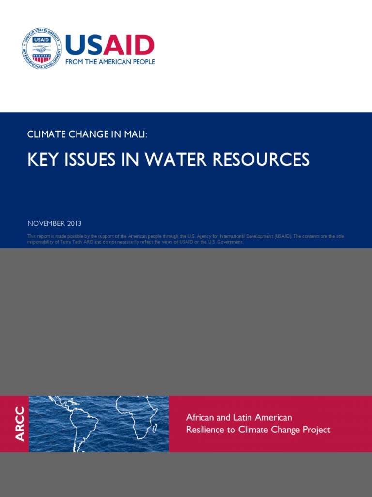 Climate Change Impact on Mali's Water Resources | PDF | Water Resources ...