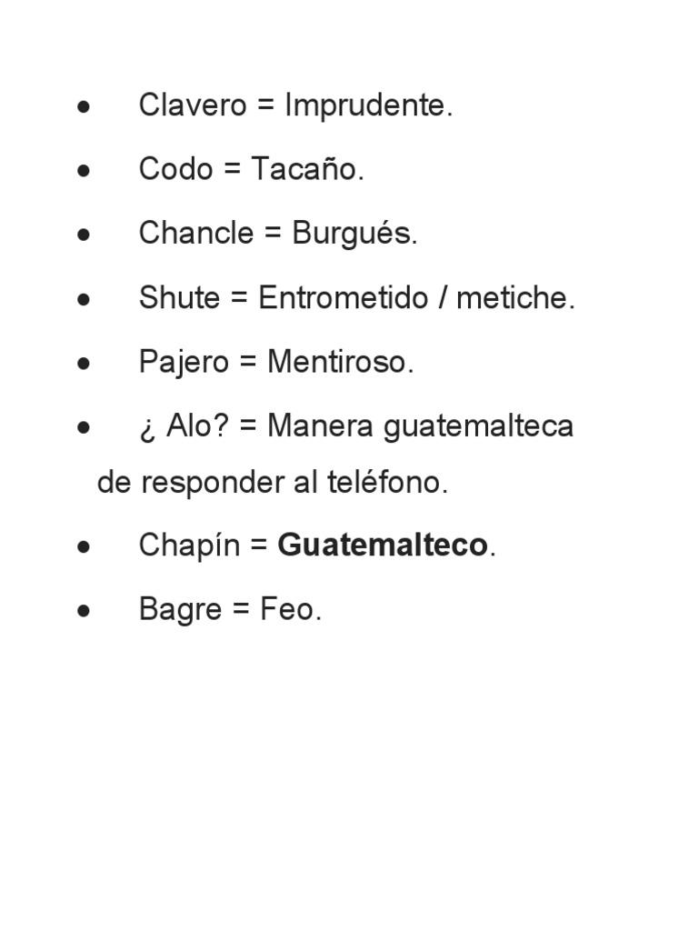 Ejemplos De Modismos