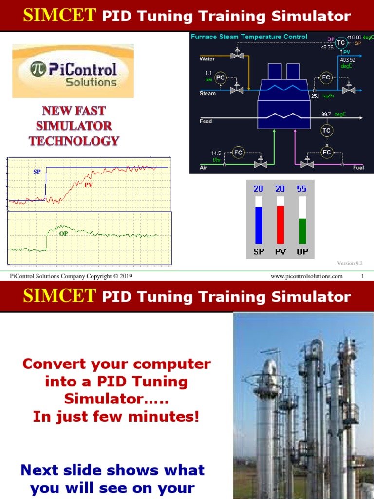 SIMCET PID Tuning Training Simulator 2019 | PDF | Simulation ...