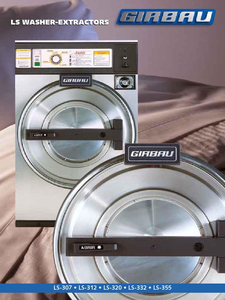 Girbau LS 307 312 320 332 355 Specifications PDF | PDF | Washing Machine | Reliability Engineering