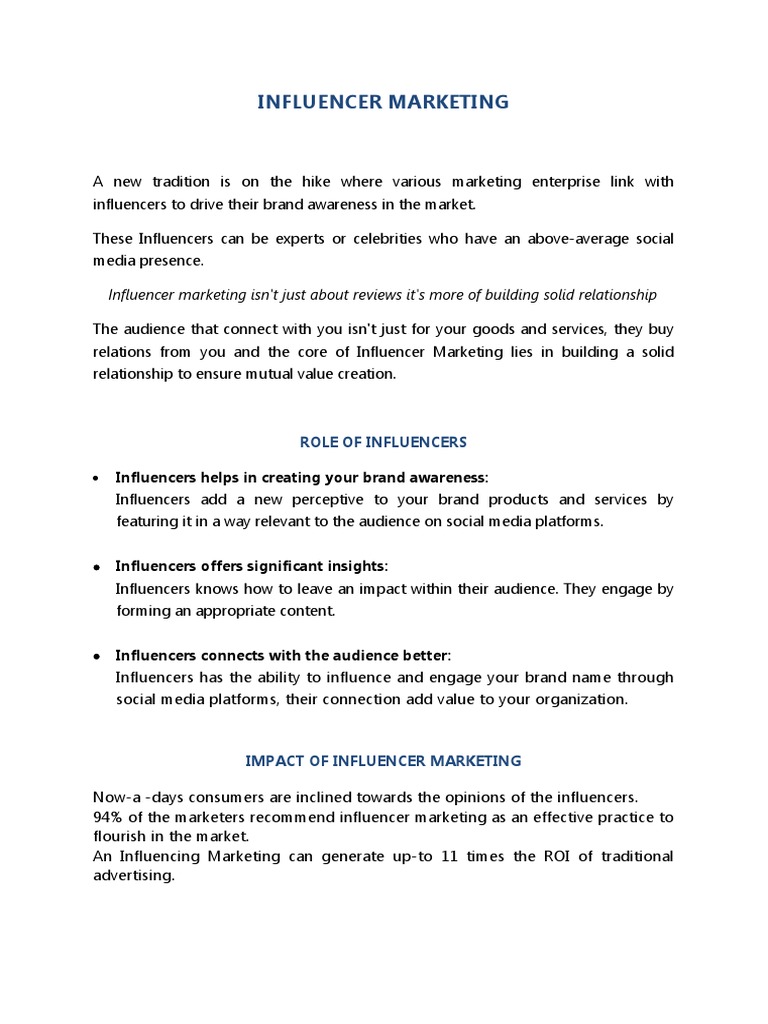 Influencer Marketing: Influencer Marketing Isn't Just About Reviews It ...