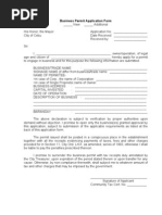 List of Requirements in Securing Mayor'S Permit: Business License ...