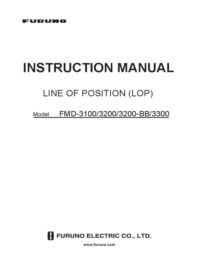 Instruction Manual: Line of Position (Lop) | PDF | Menu (Computing ...