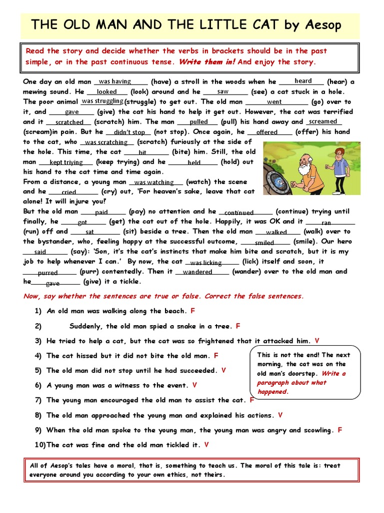 Past Simple and Past Continuous Reading 1 - Derly Avila | PDF