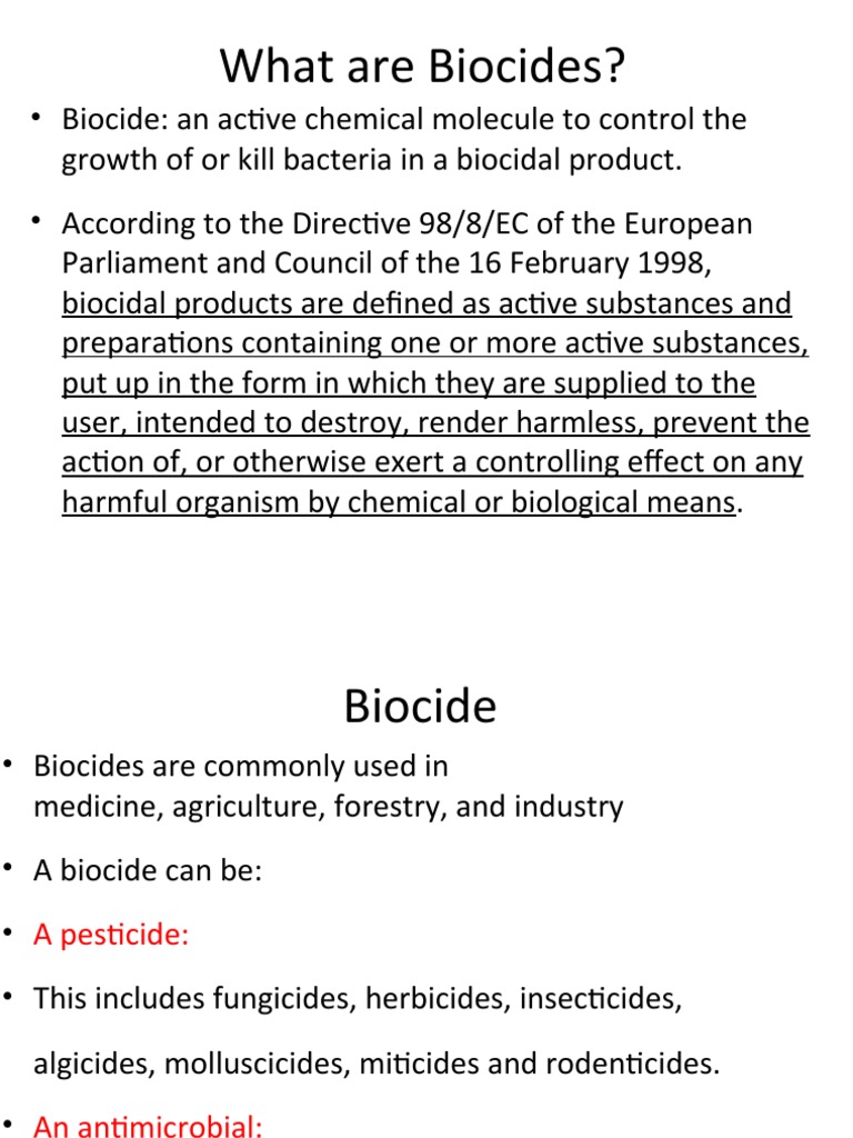 Biocide | PDF | Fungicide | Antimicrobial