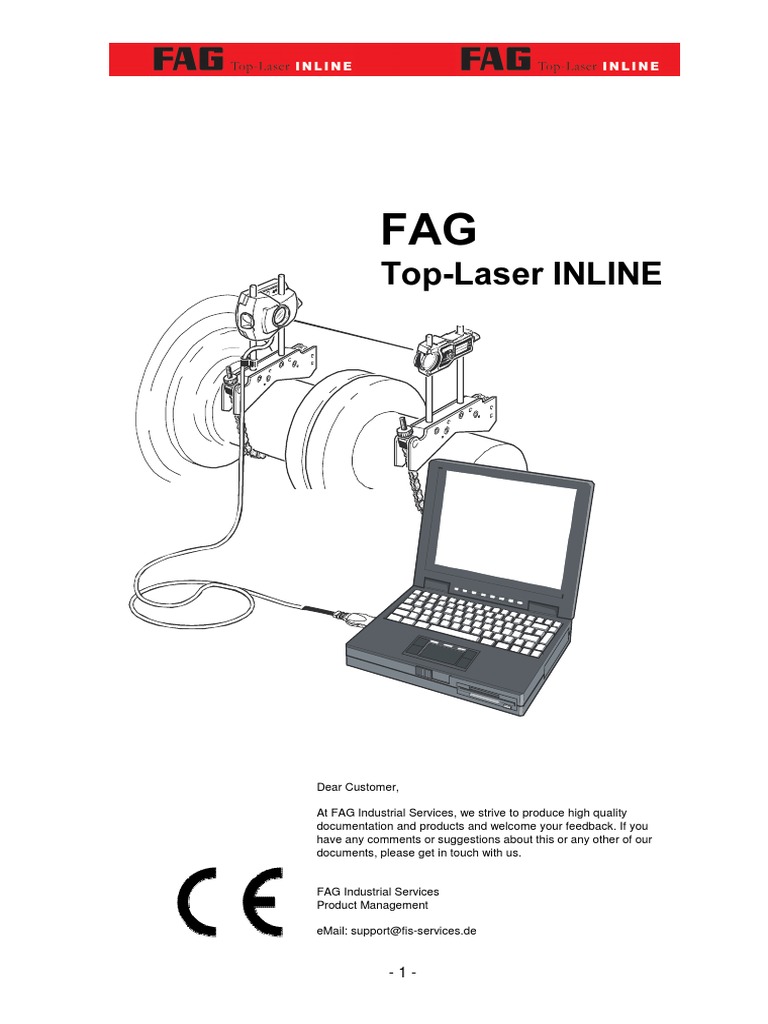 Setting Up the FAG Top-Laser INLINE Hardware for Shaft Alignment ...