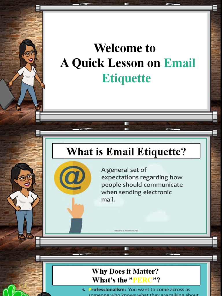 Essential Email Etiquette Tips | PDF | Language Arts & Discipline ...