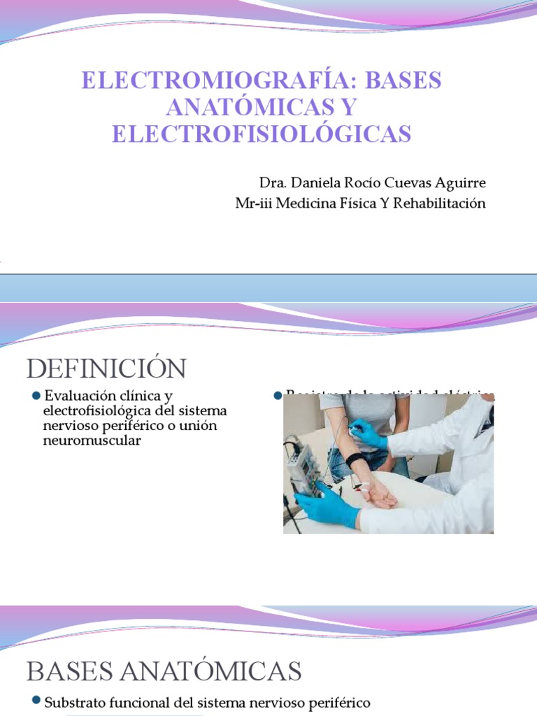 Electromiografía Bases Anatomicas y Electrofisiológicas | PDF | Potencial de acción | Nervio