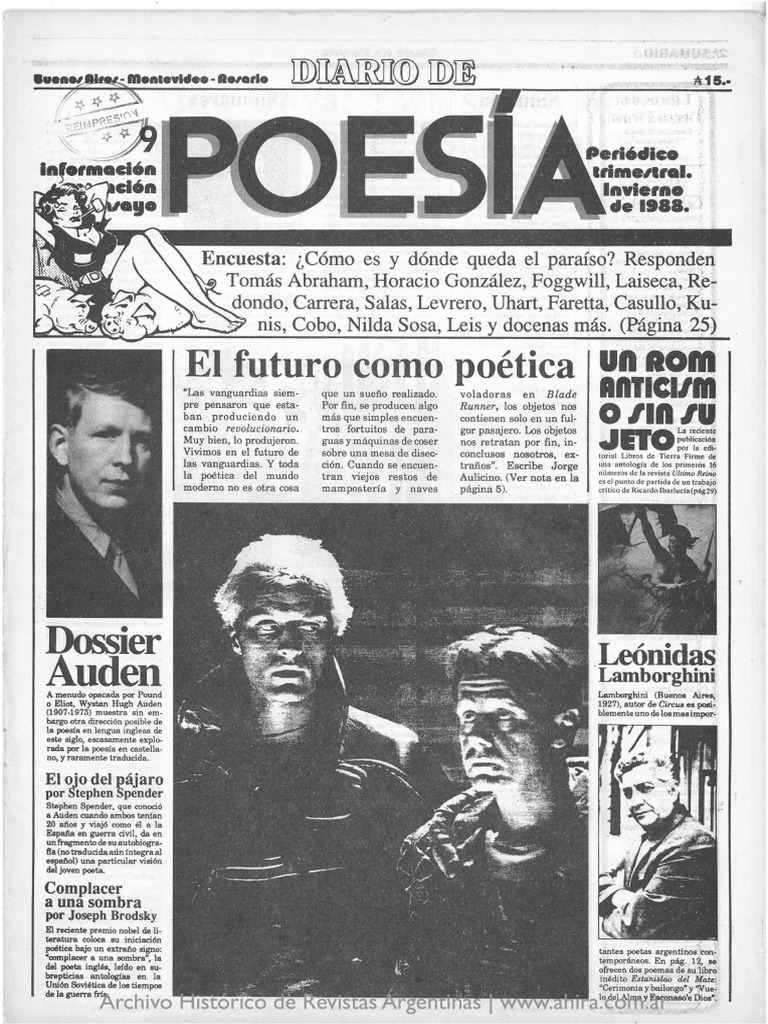 Diario de Poesía n9 | PDF