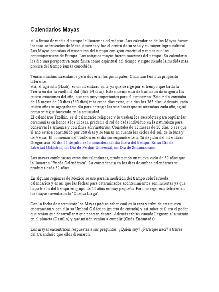 Génesis Maya | Descargar gratis PDF | Civilización maya | Calendario