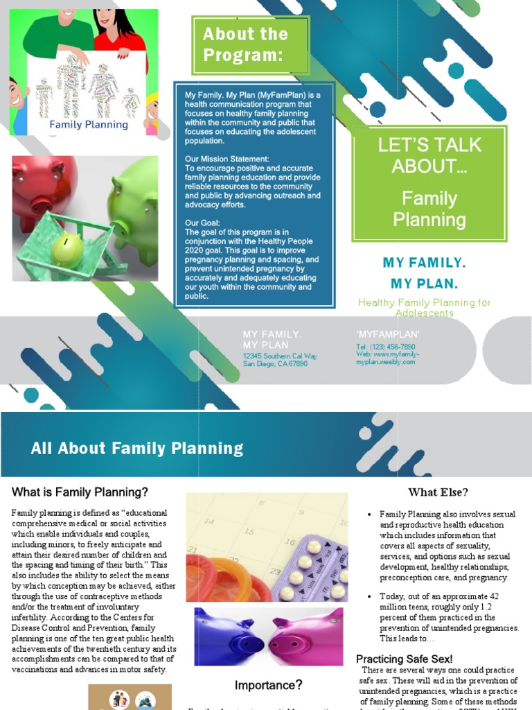 Moore Kiana - Family Planning Brochure | PDF | Safe Sex | Family Planning