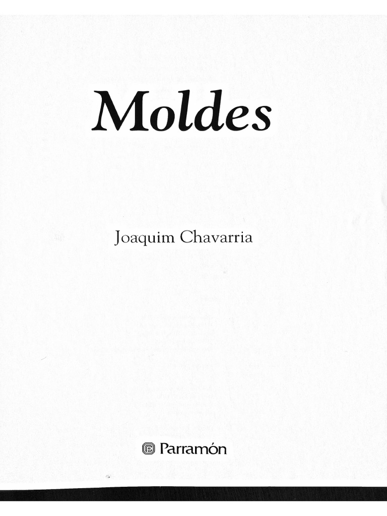 Chavarria, Joaquim. Moldes PDF | PDF